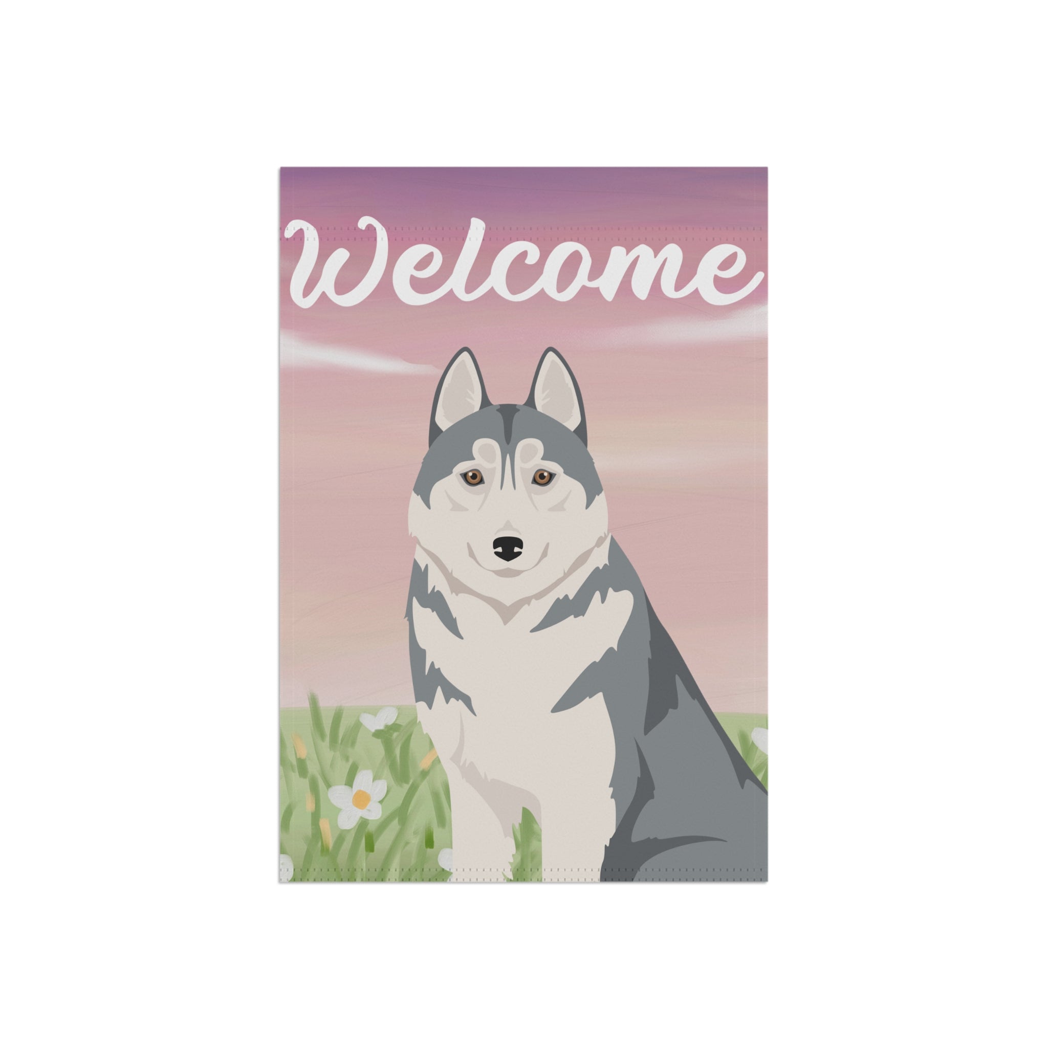Siberian Husky Dog Welcome Garden Flag – Prime Shiba Shop